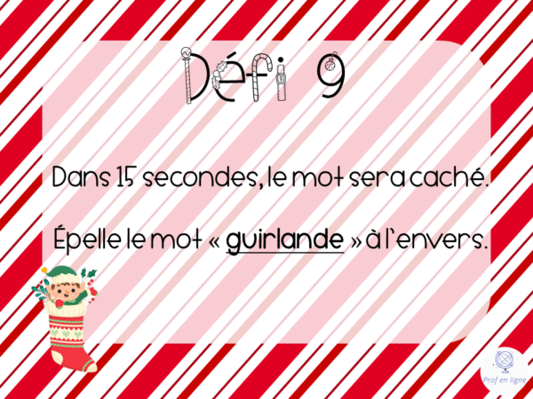 Mes défis de Noël 2e-3e cycle – Prof en ligne
